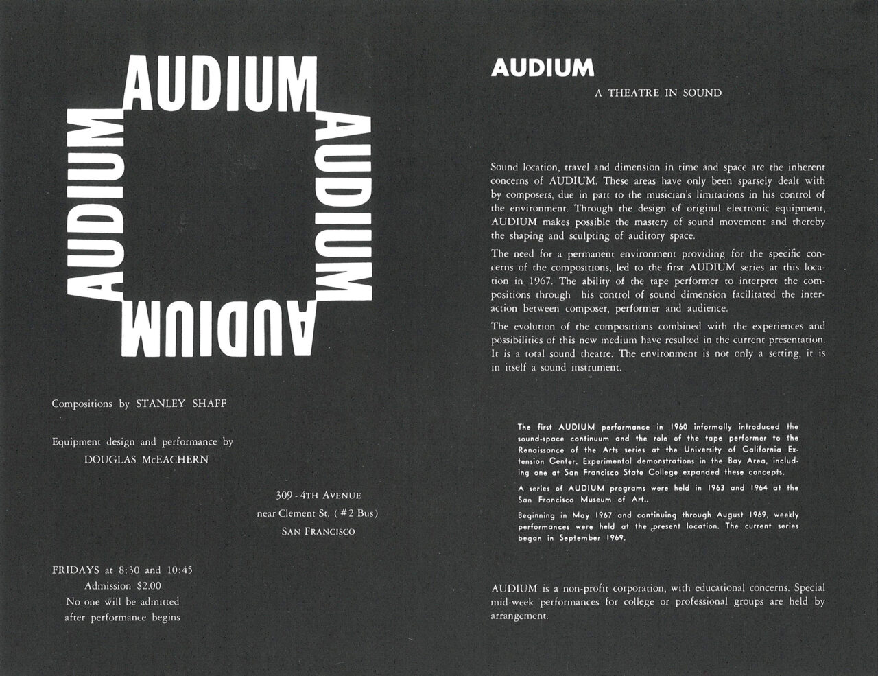 The Archive: Audium V - Audium