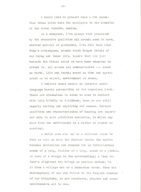 The Archive: Audium V - Audium